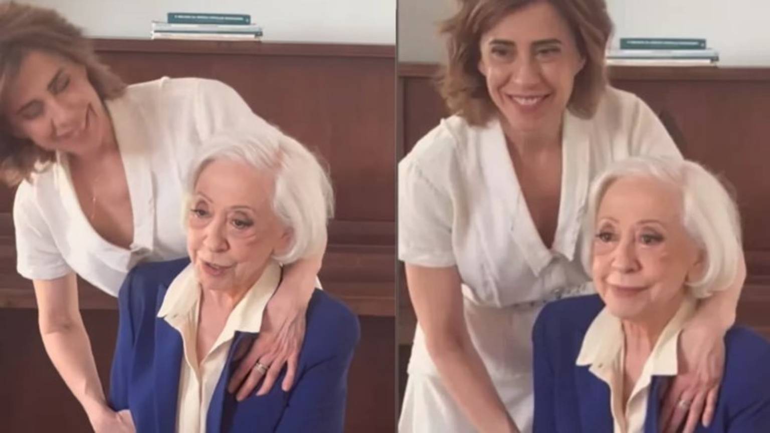 Fernanda Torres celebra o Natal ao lado da mãe, Fernanda Montenegro, e ...