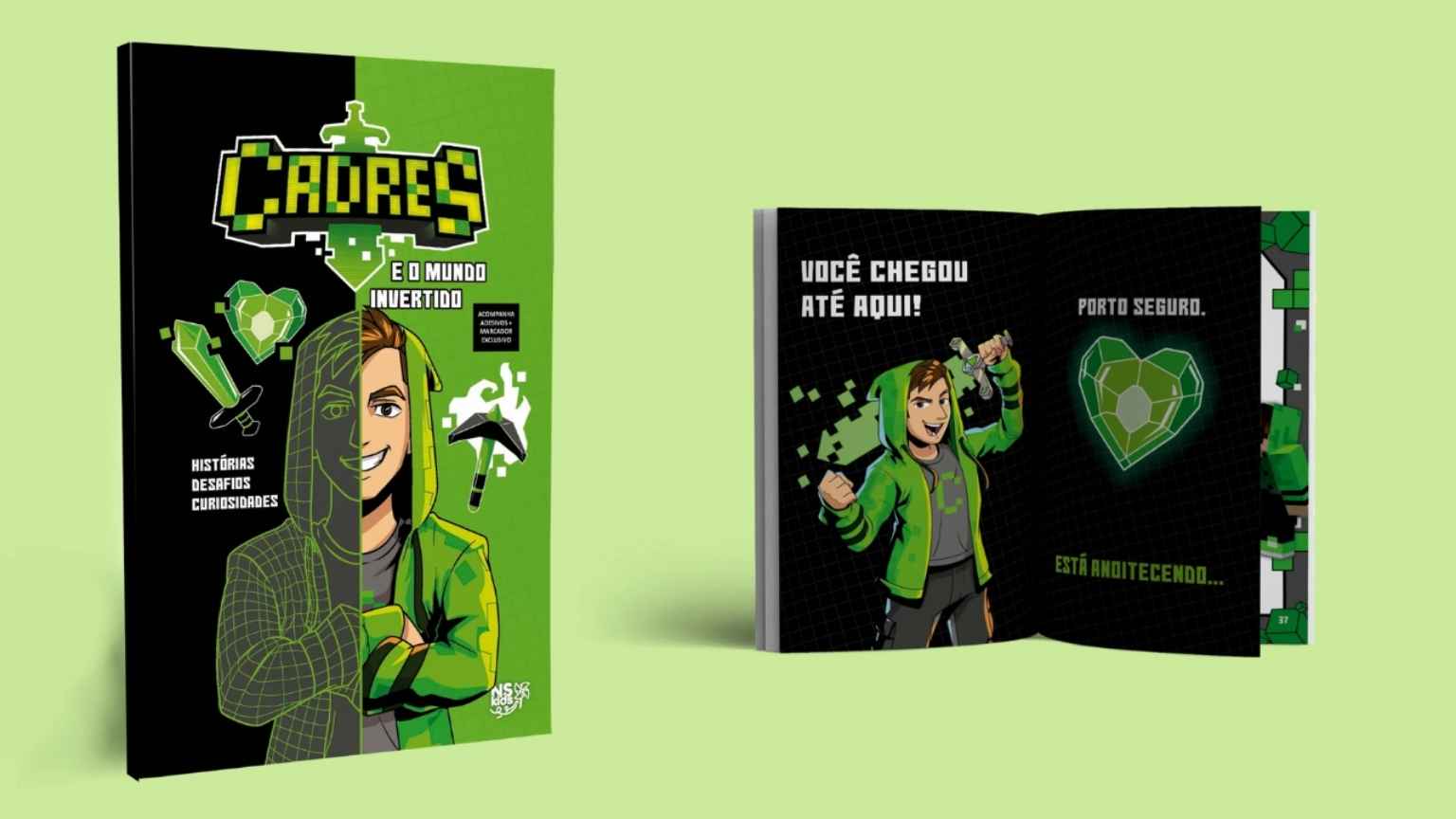 Fenômeno do Minecraft, Cadres lança livro interativo para crianças ...